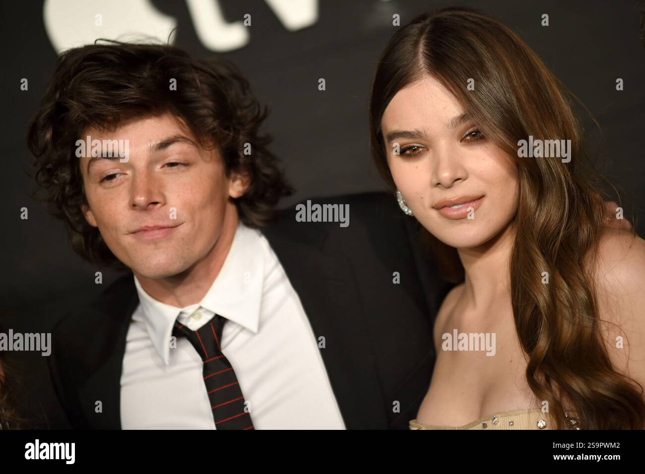 Adrian Blake Enscoe and Hailee Steinfeld attending arrivals for ...
