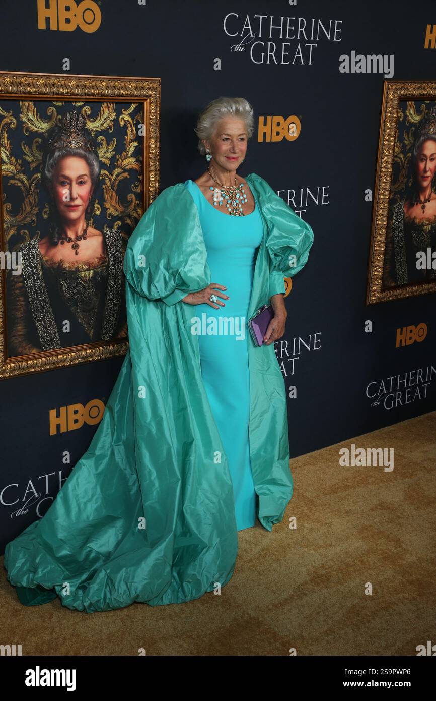 Helen Mirren at the LA Premiere of "Catherine the Great" at the Hammer ...