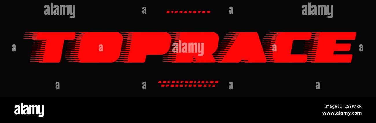 Thick dynamic font, bold action letters, wide heavy font for racing ...