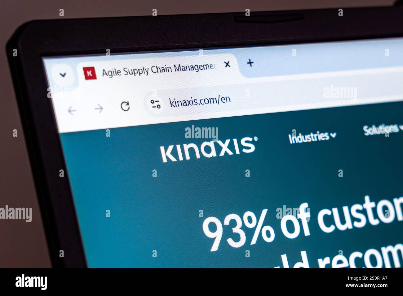 New York, USA - January 22, 2025: Kinaxis supply chain management ...