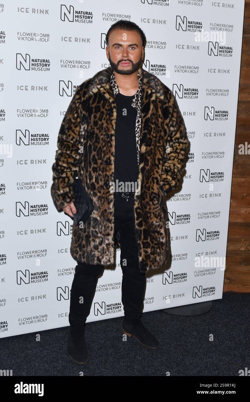 Ryan Anthony attends the Natural History Museum Ice Rink Launch Party ...