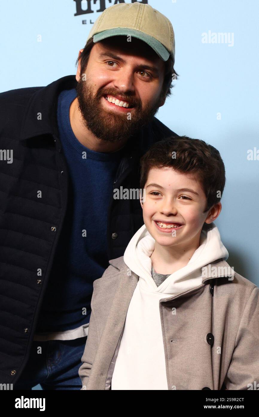 Ut. 26th Jan, 2025. Cooper Raiff, Asher Alexander at arrivals for HAL ...