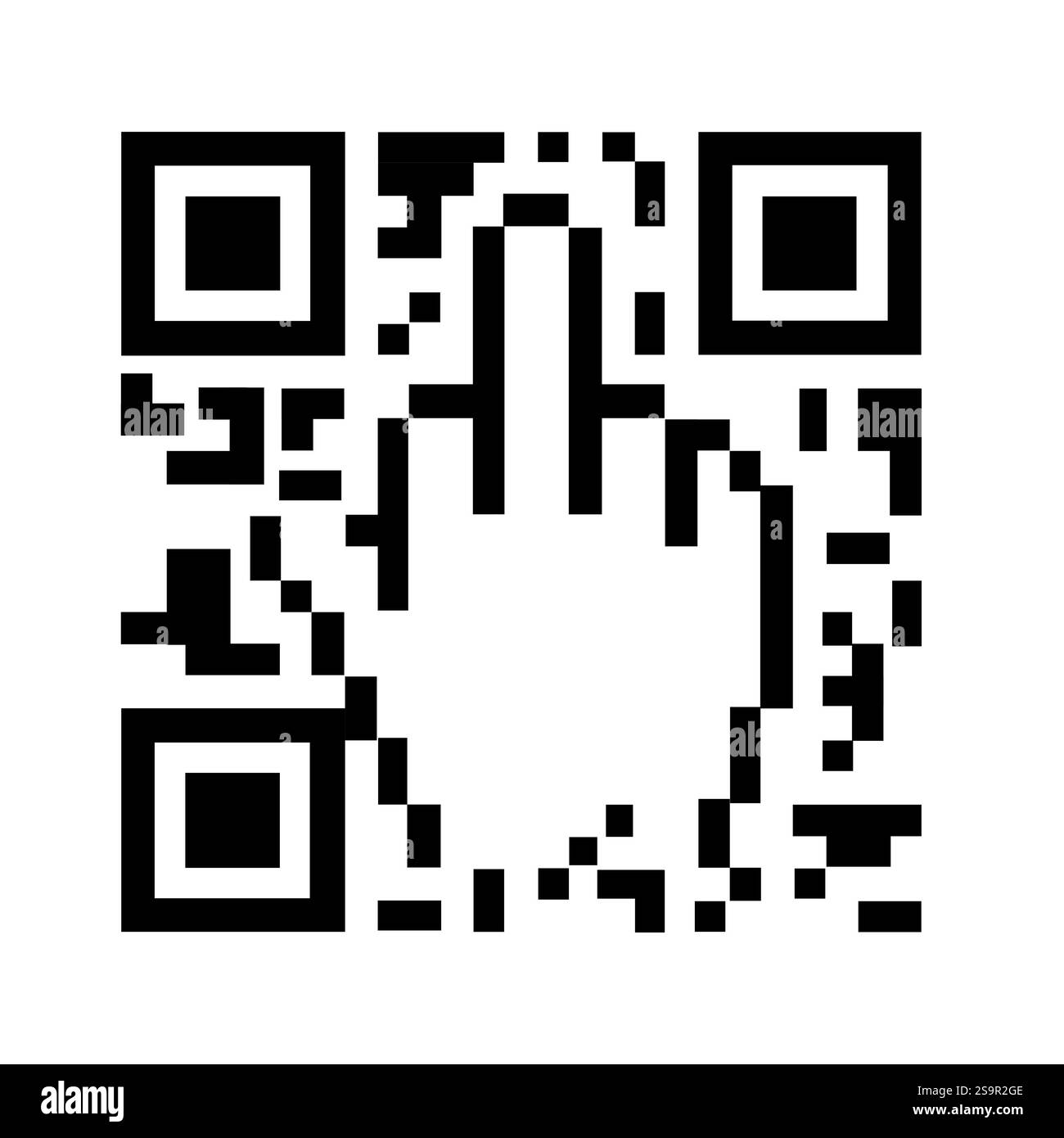No QR code vector sign. Protest against QR code restrictions symbol ...