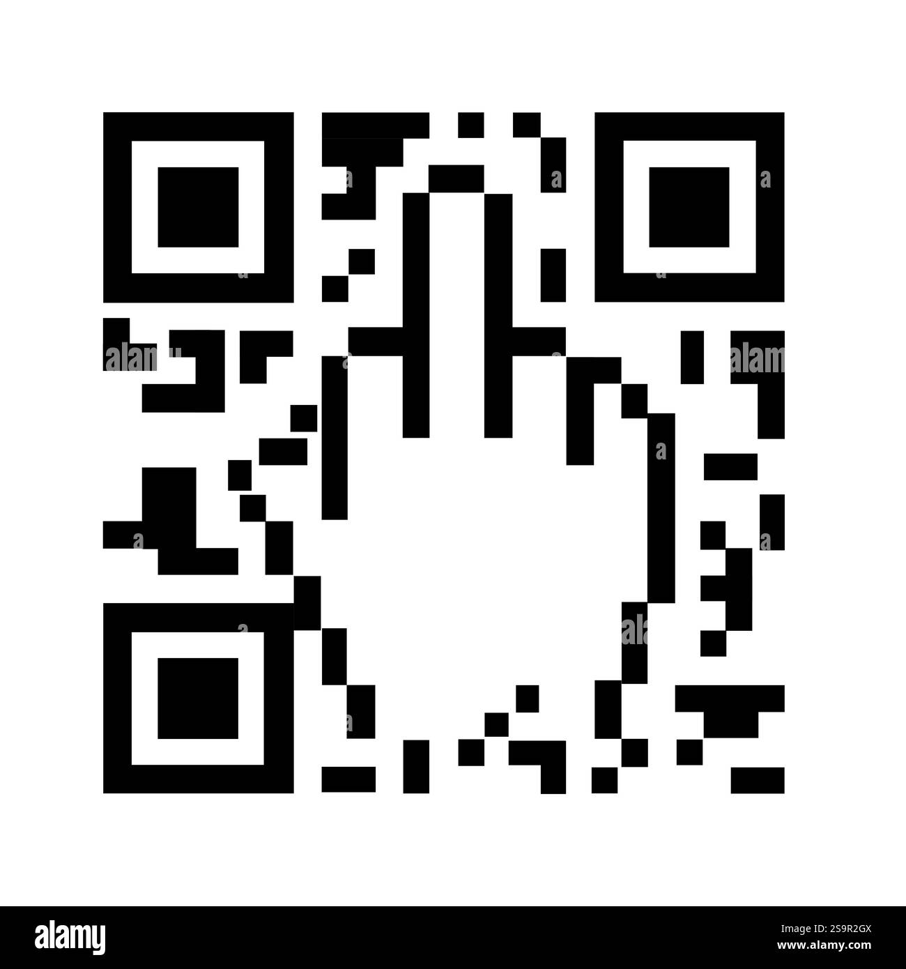 No QR code vector sign. Protest against QR code restrictions symbol ...