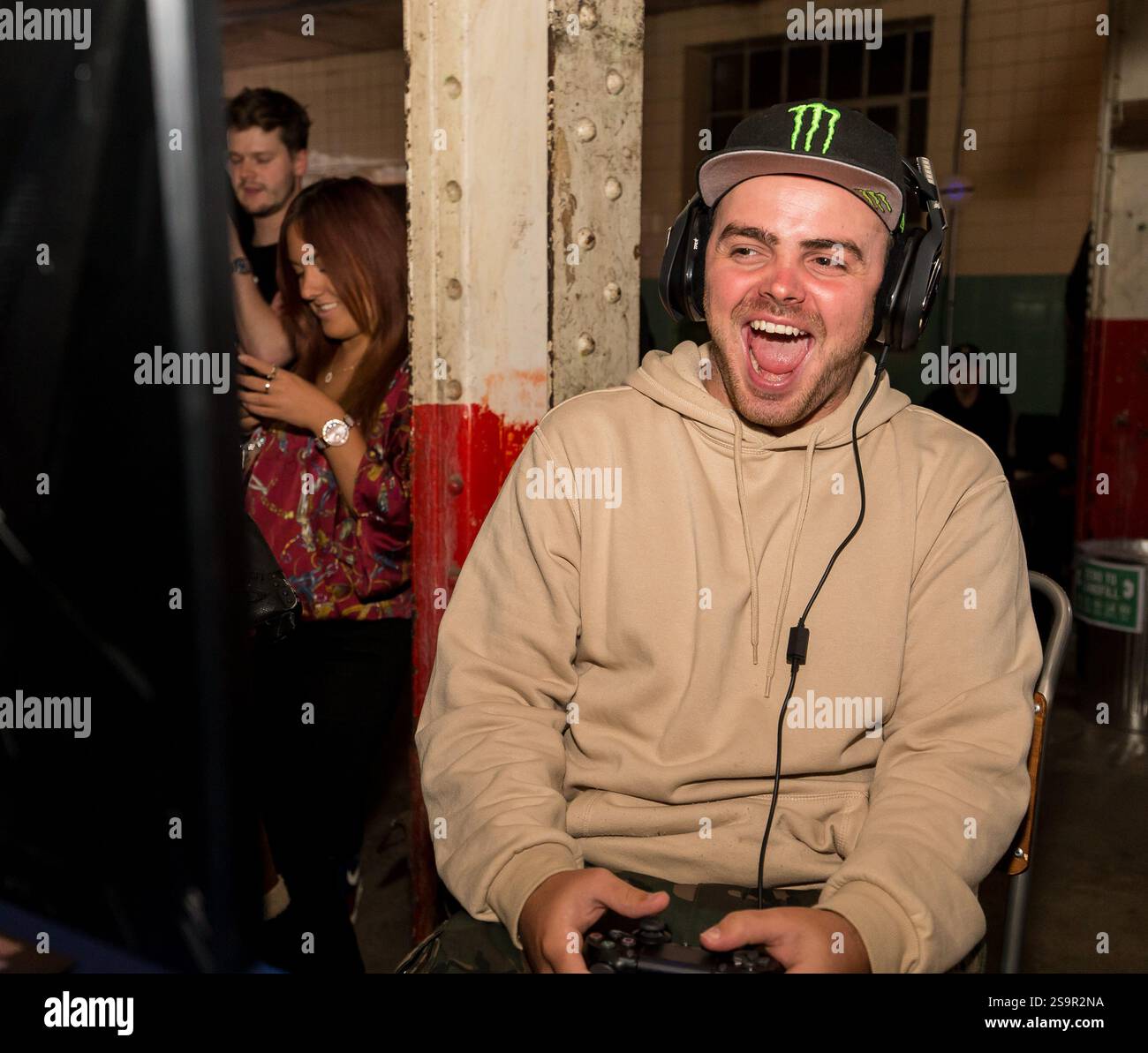 Wizzite at the Call of Duty Modern Warfare event in Shoreditch last ...