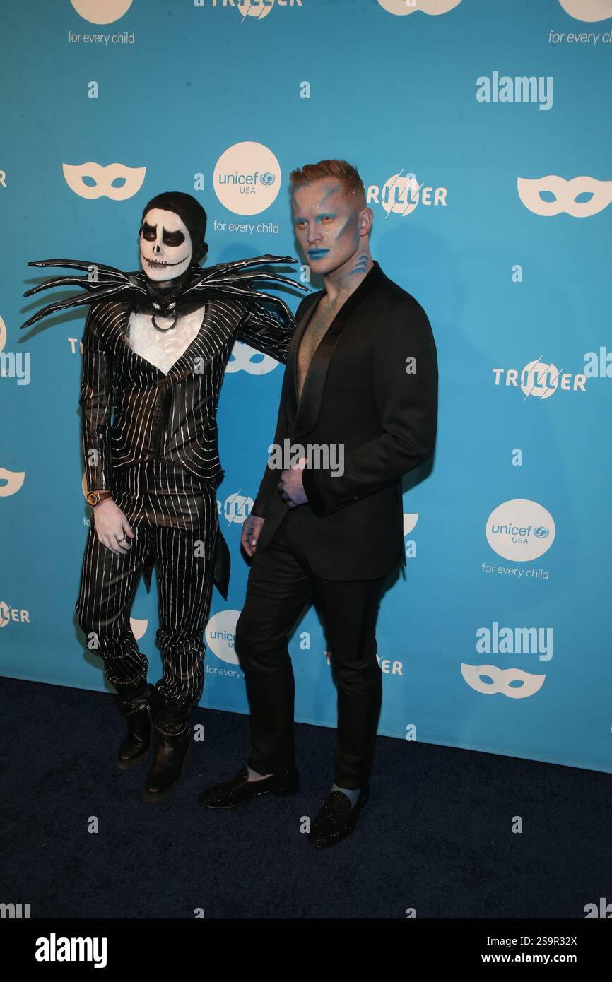 Nats Getty and August Getty at the UNICEF Masquerade Ball, Los Angeles ...