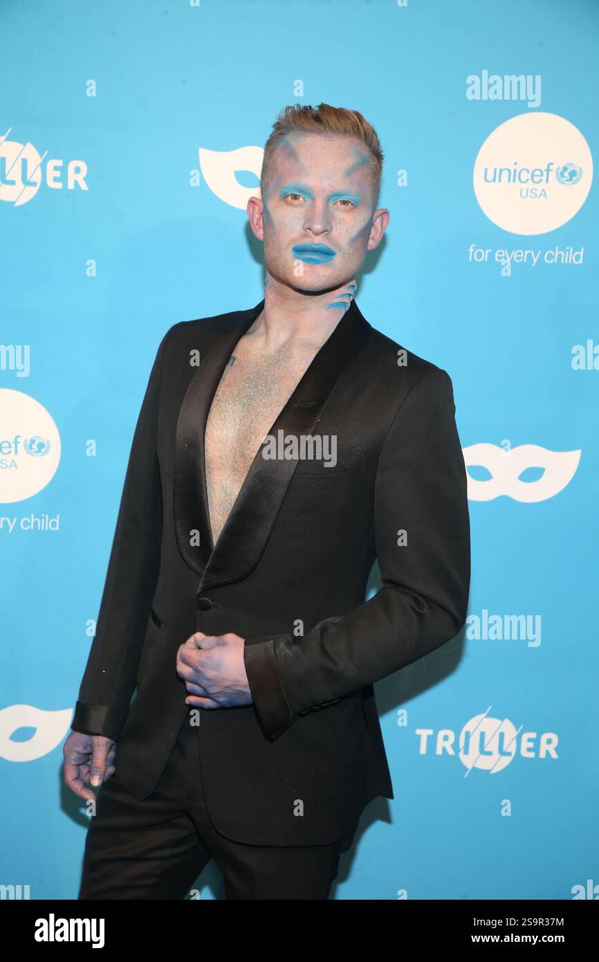 August Getty at the UNICEF Masquerade Ball, Los Angeles, USA - 26th ...
