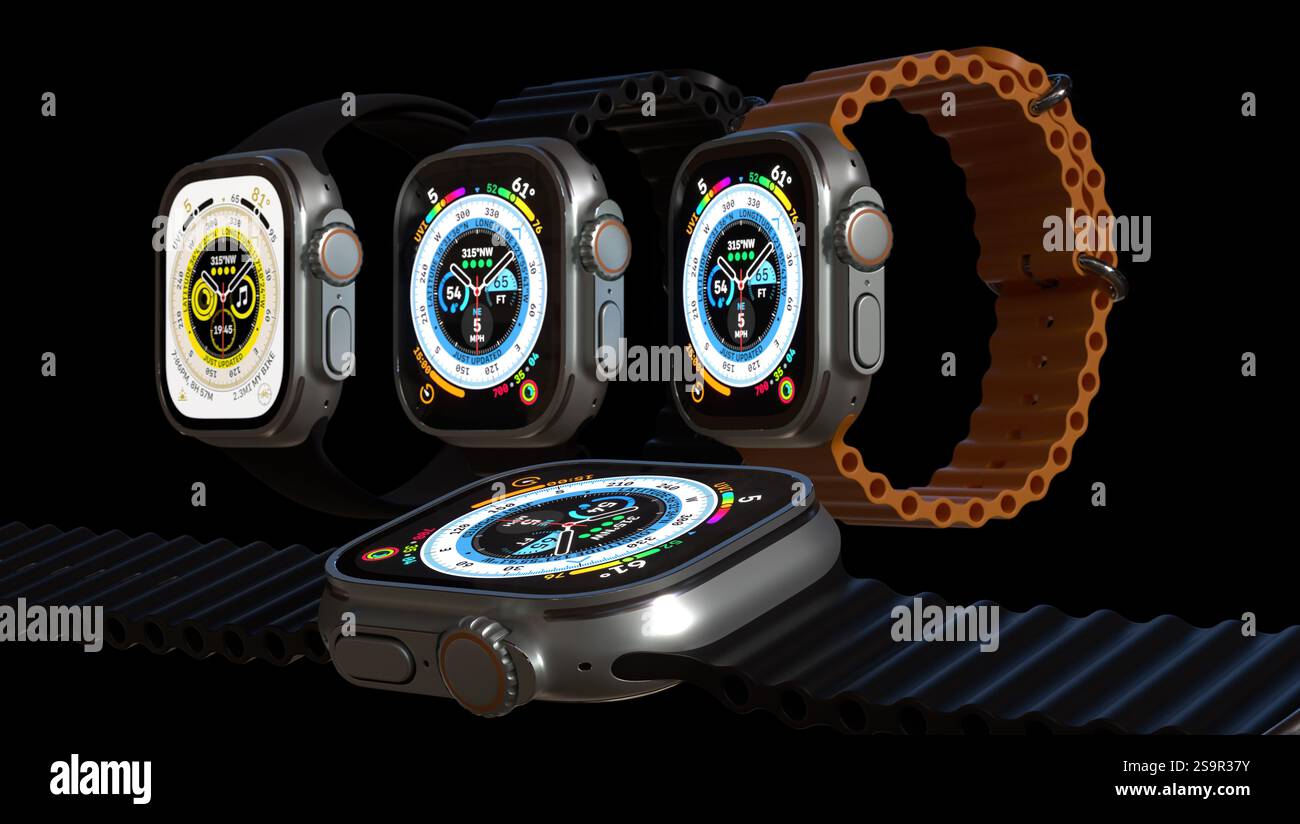Apple watch ultra hi-res stock photography and images - Alamy