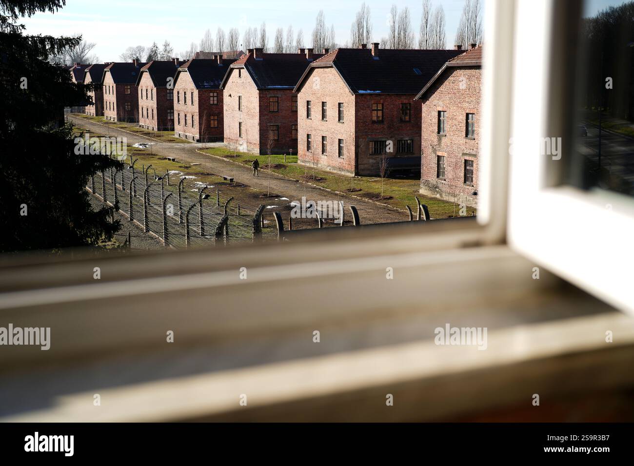Oswiecim, Poland. 27th Jan, 2025. A view of the Auschwitz-Birkenau ...