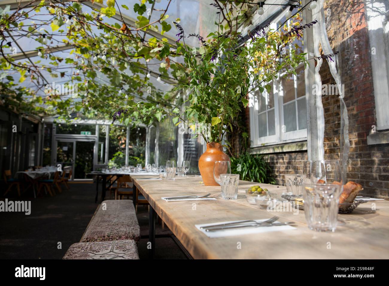 Rochelle Canteen in East London on the 16th September, 2024. Photo ...