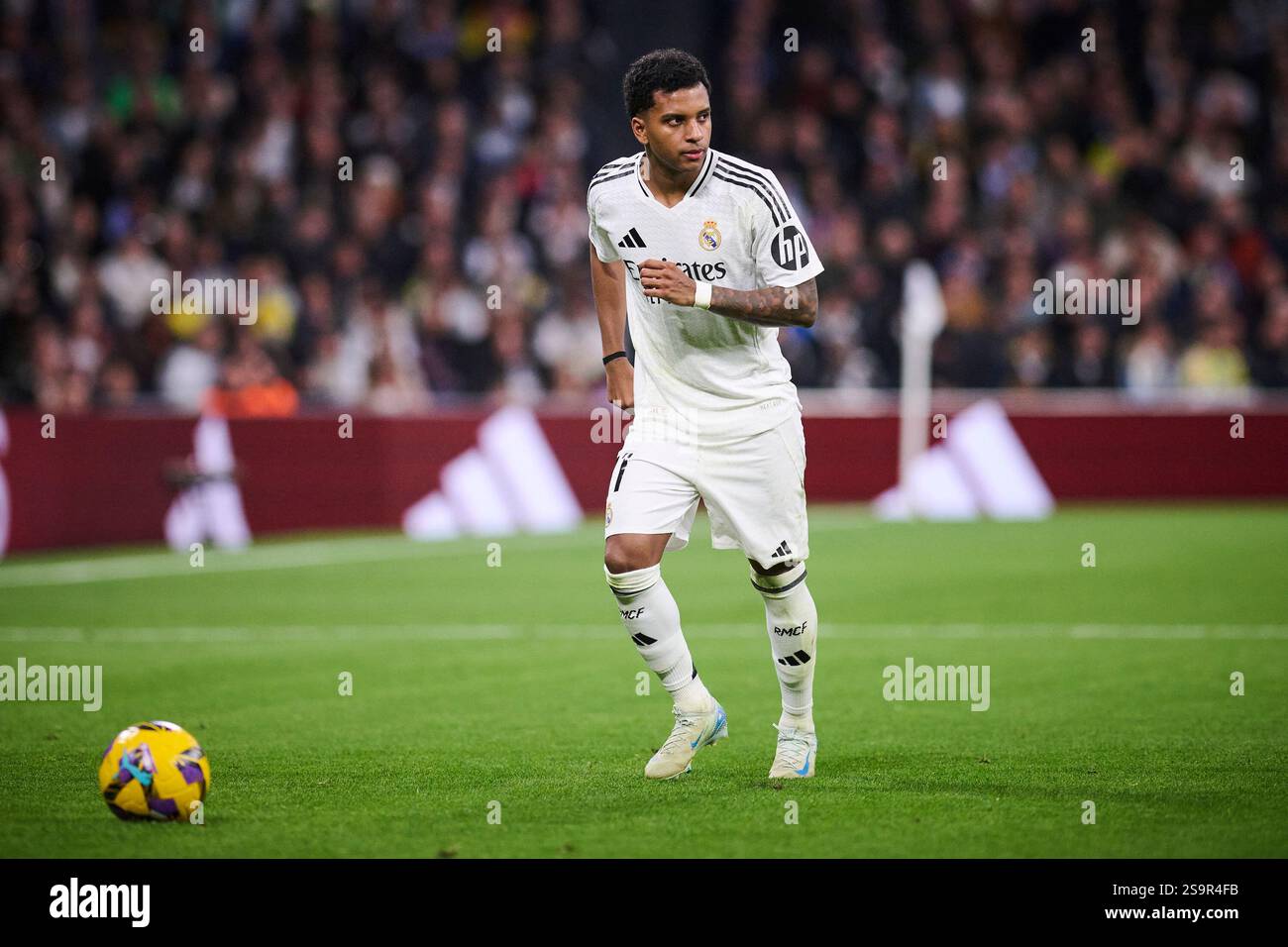 Madrid, Spain. 19th Jan, 2025. Real Madrid CF's Rodrygo Goes during La ...