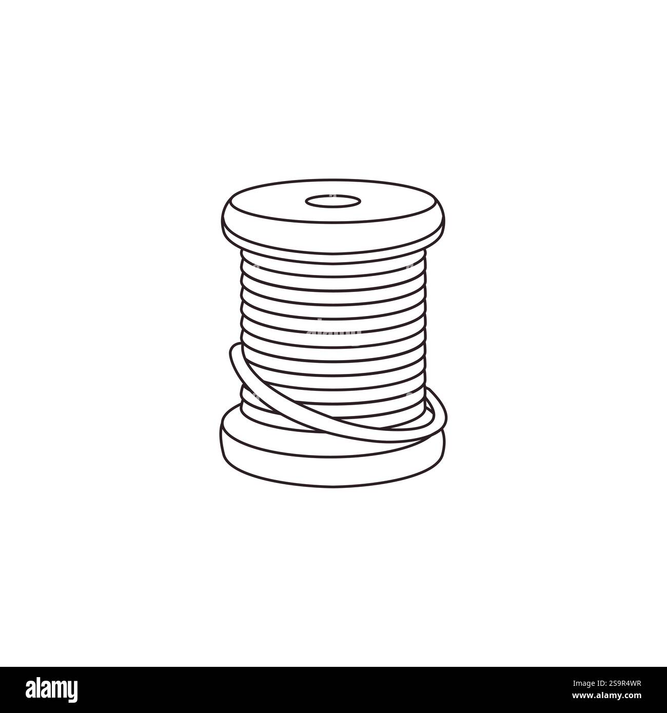 Coloring threads Stock Vector Images - Alamy