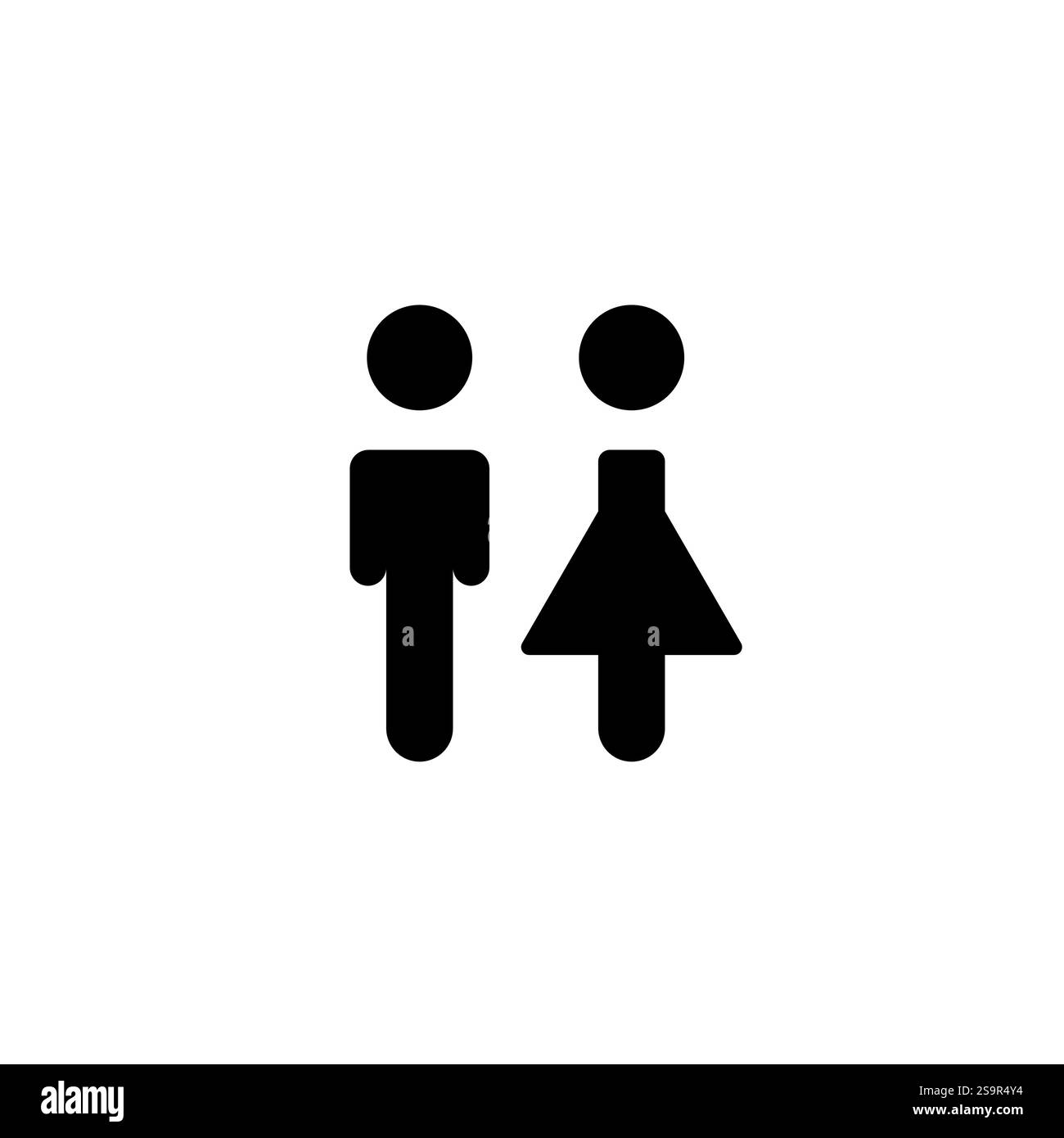 unisex symbol sign icon vector Stock Vector Image & Art - Alamy