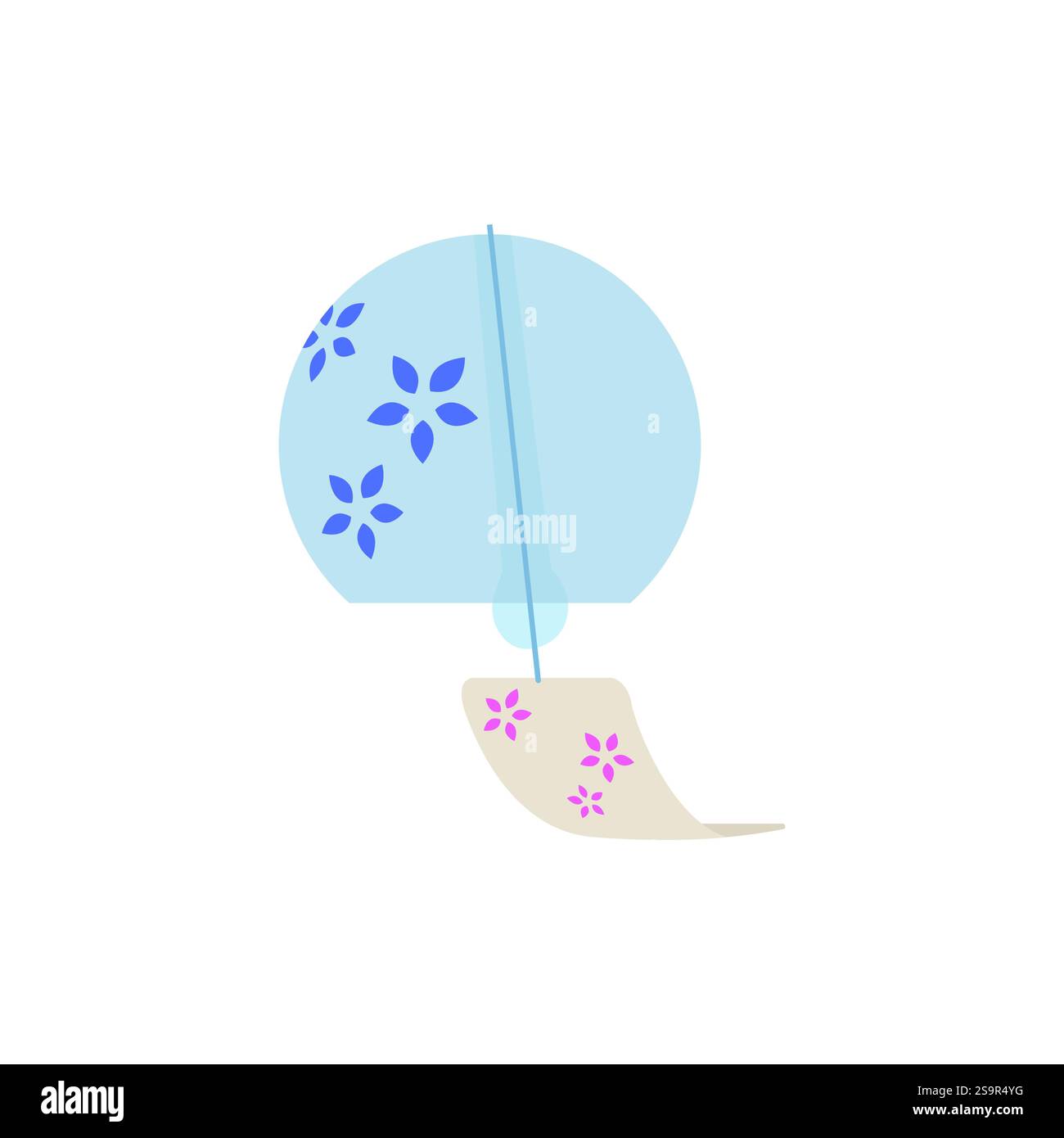 wind chime emoji symbol sign icon vector illustration Stock Vector ...