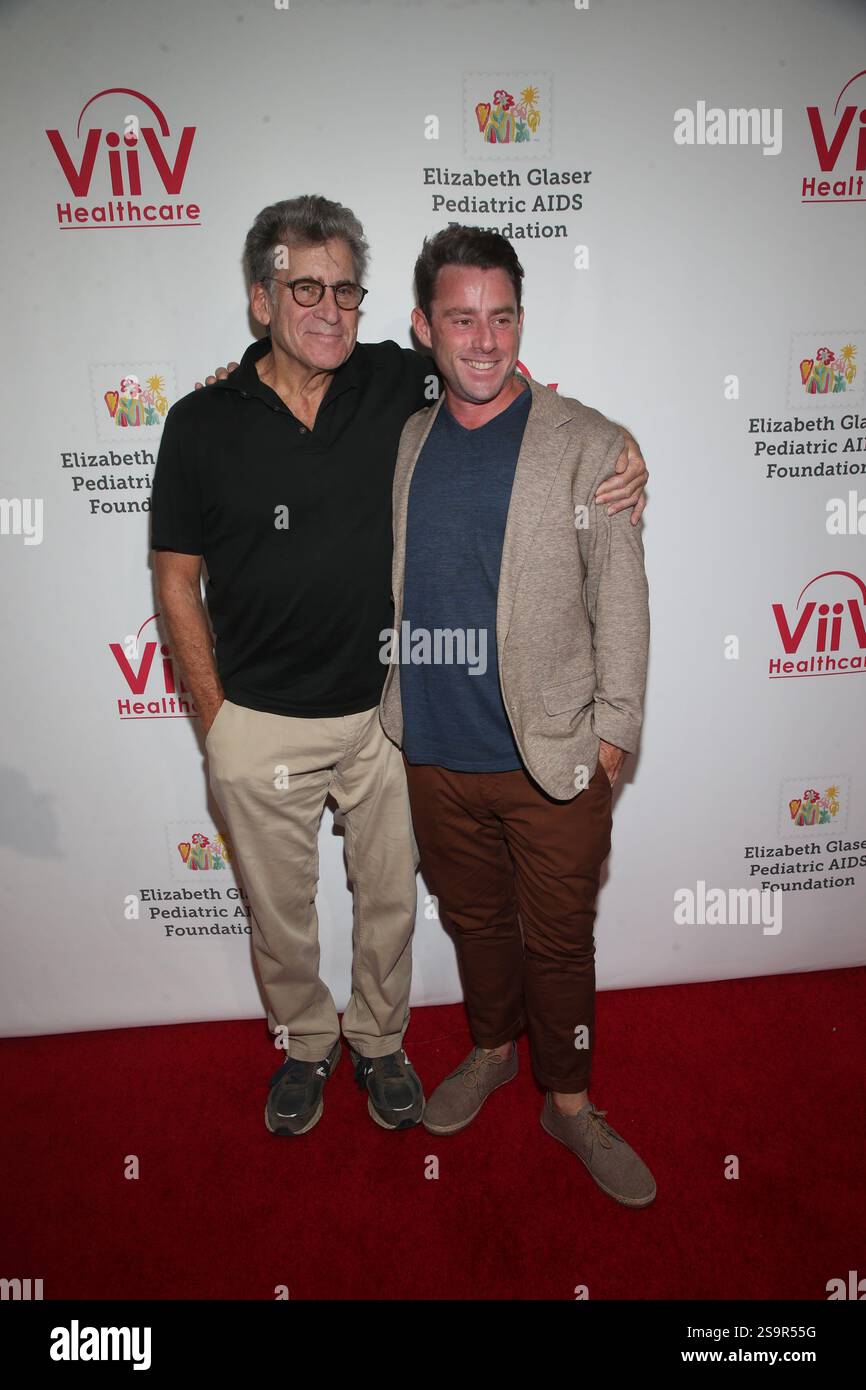 Paul Michael Glaser and Jake Glaser at the Elizabeth Glaser Pediatric ...
