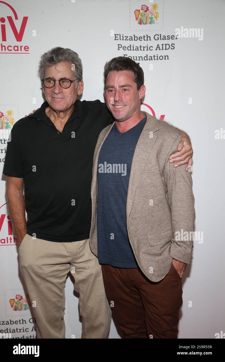 Paul Michael Glaser and Jake Glaser at the Elizabeth Glaser Pediatric ...