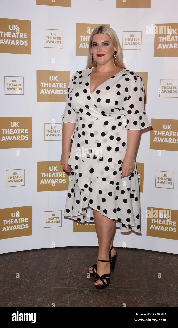 Jodie Prenger attends The UK Theatre Awards 2019 - Drinks Reception at ...