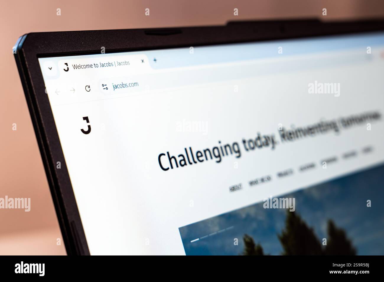 New York, USA - January 20, 2025: Jacobs website showcasing engineering ...