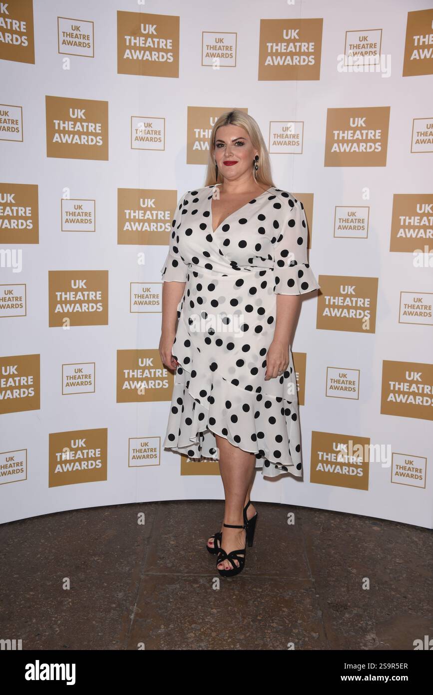 Jodie Prenger attends The UK Theatre Awards 2019 - Drinks Reception at ...