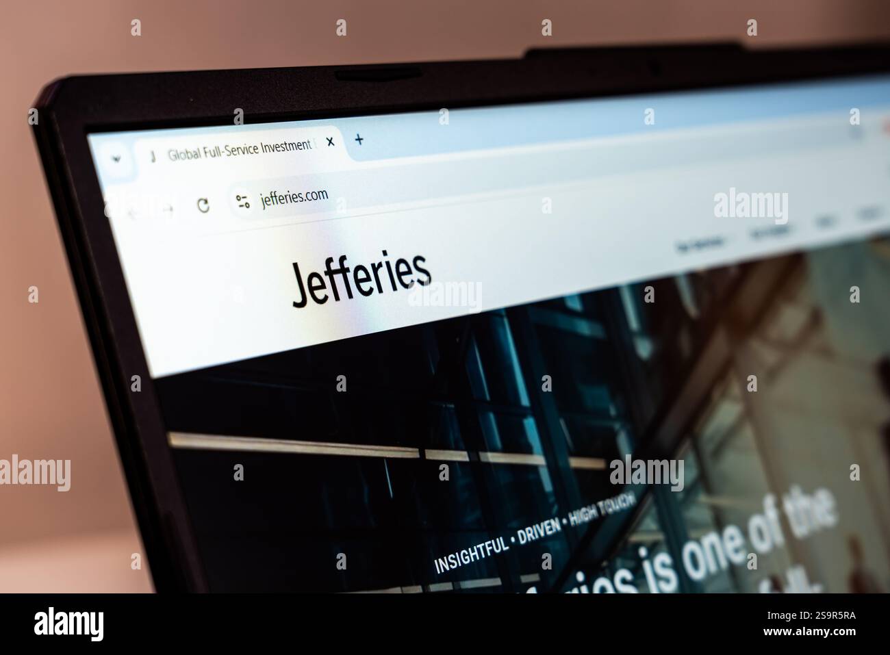 New York, USA - January 20, 2025: Jefferies website showcasing ...
