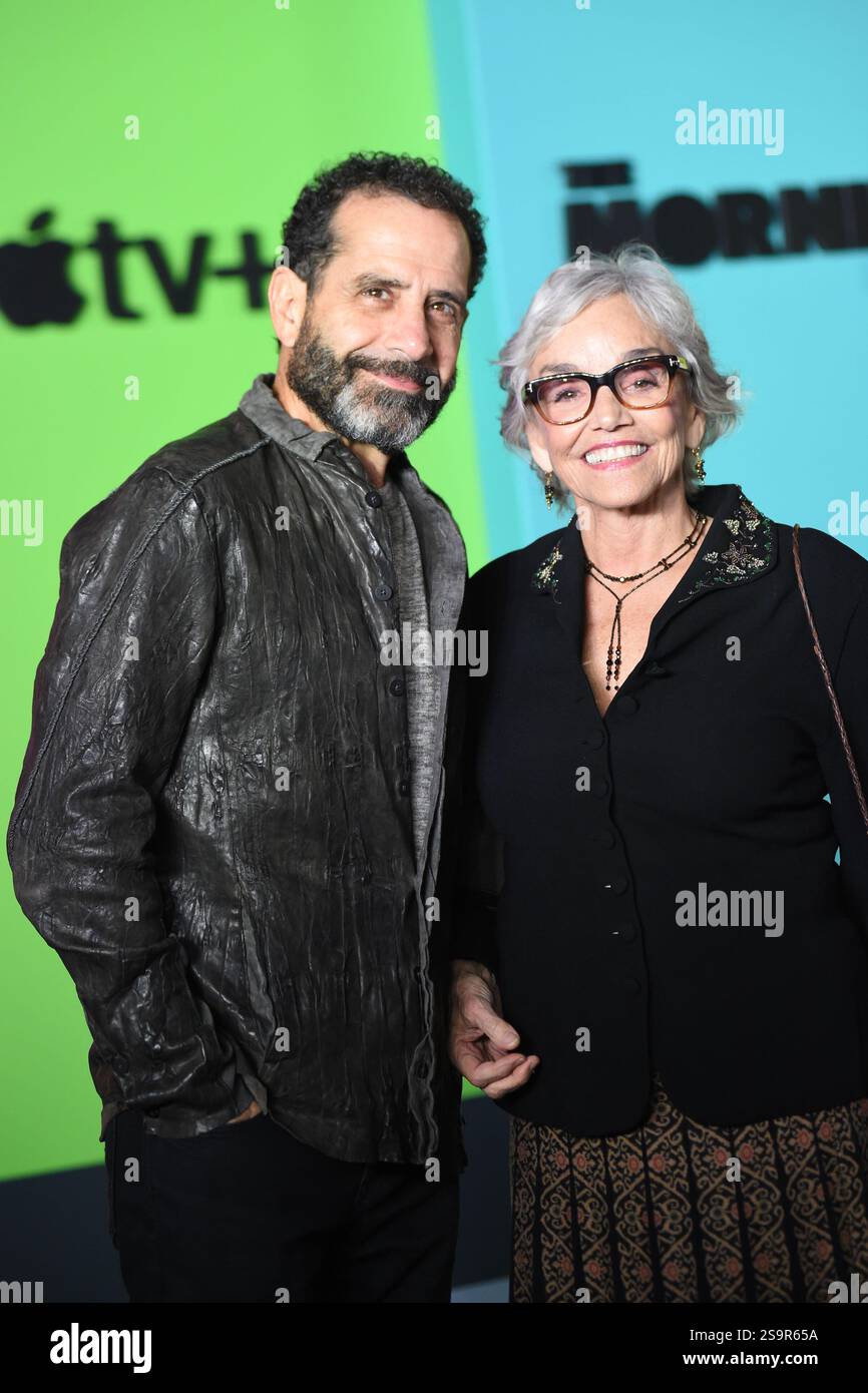 Tony Shalhoub and Brooke Adams attending ‘The Morning Show' TV show ...