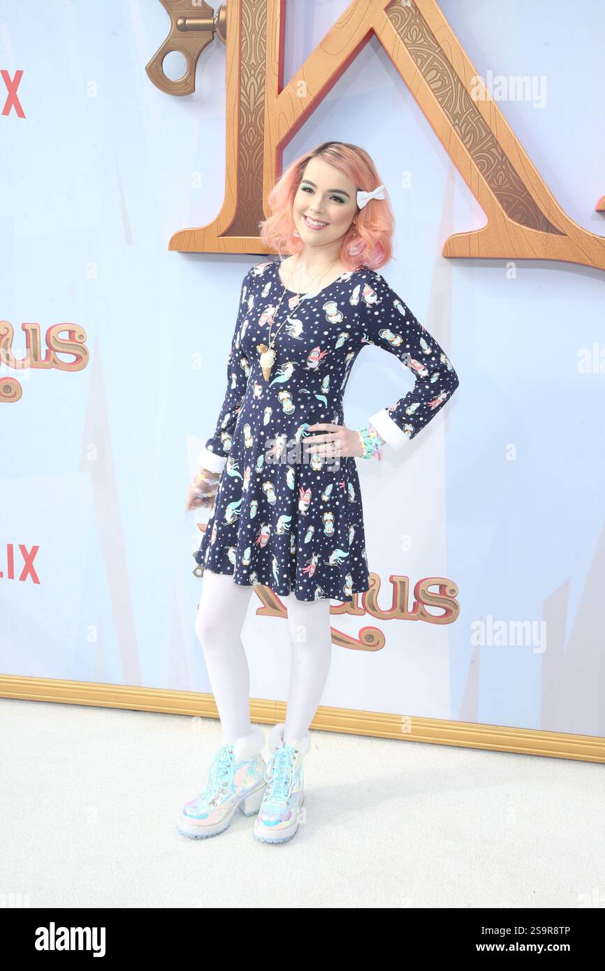 Merit Leighton at the 'Klaus' film premiere, Los Angeles, USA - 2nd ...