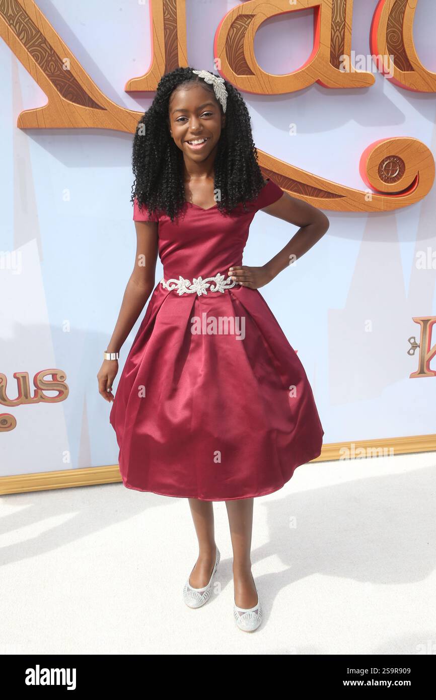 Kendall Joy Hall at the 'Klaus' film premiere, Los Angeles, USA - 2nd ...