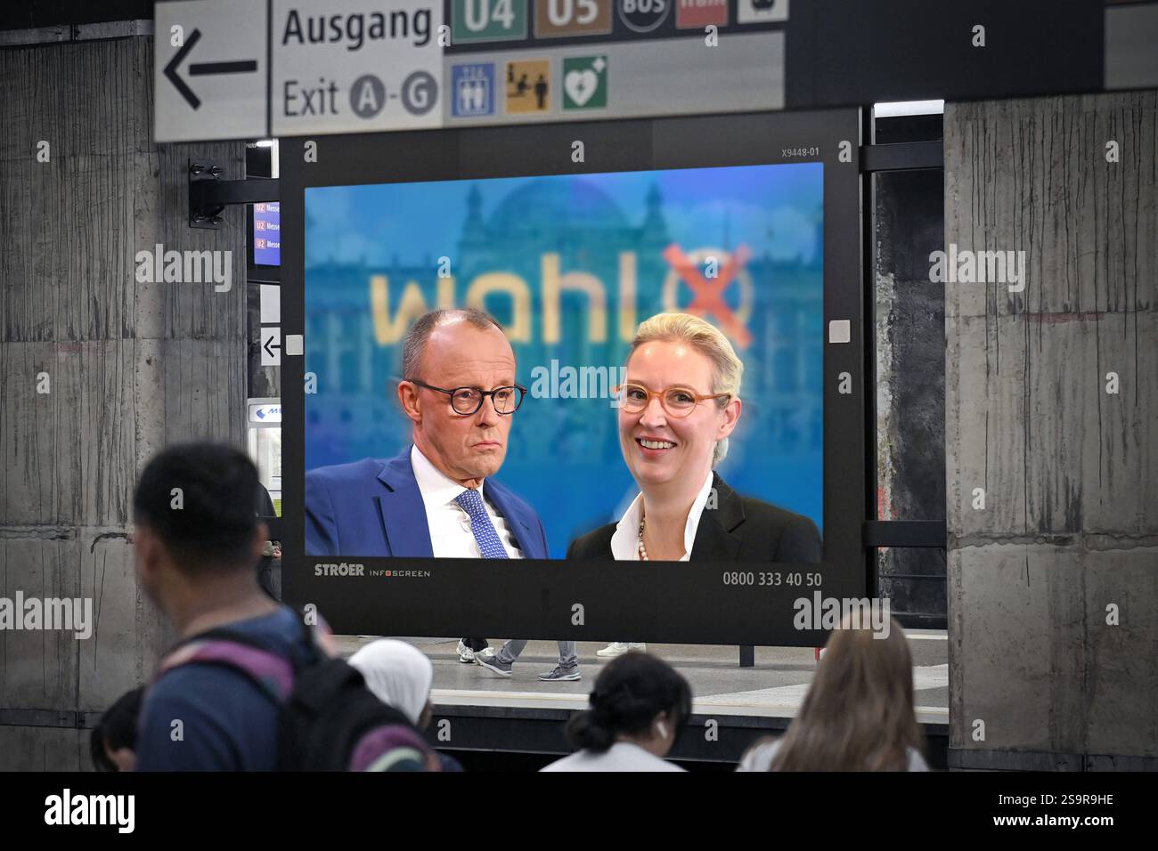 FOTOMONTAGE: CDU Kanzlerkandidat Friedrich MERZ will ein TV Duell mit ...