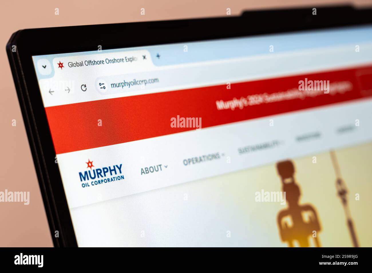 New York, USA - January 26, 2025: Murphy Oil Corporation official ...