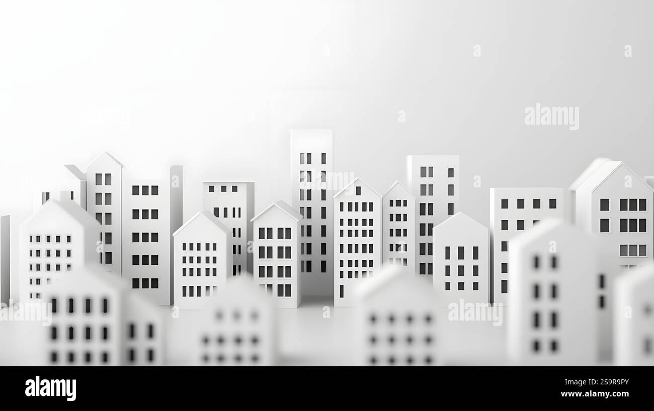 Monochrome Modular City:Organized Architectural Layout in Modern ...