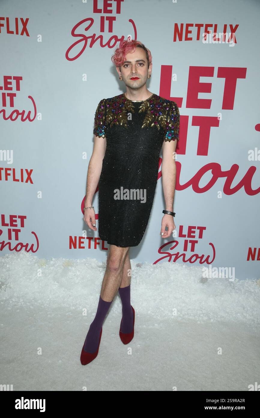 Jacob Tobia at the 'Let it Snow' film premiere, Los Angeles, USA - 4th ...