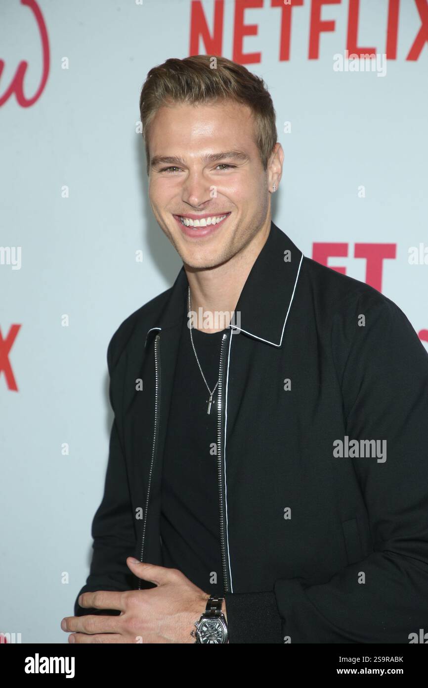 Matthew Noszka at the 'Let it Snow' film premiere, Los Angeles, USA ...