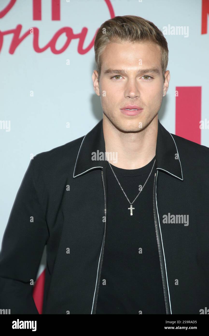 Matthew Noszka at the 'Let it Snow' film premiere, Los Angeles, USA ...