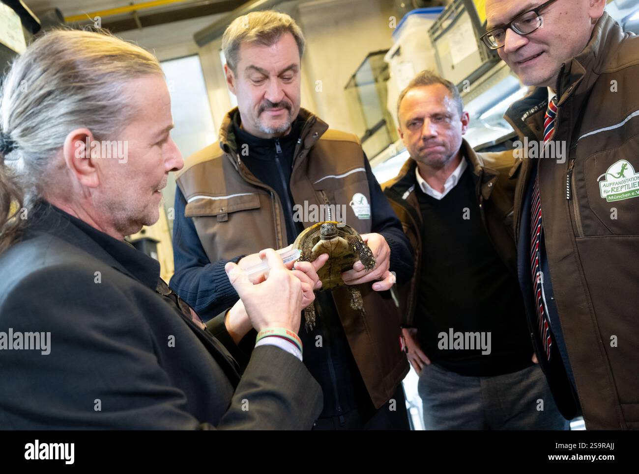 27 January 2025, Bavaria, Munich: Markus Baur (l-r), head of the ...