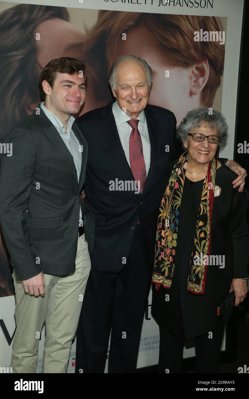 Jake Alda Coffey, Alan Alda, and Arlene Alda at the 'Marriage Story ...