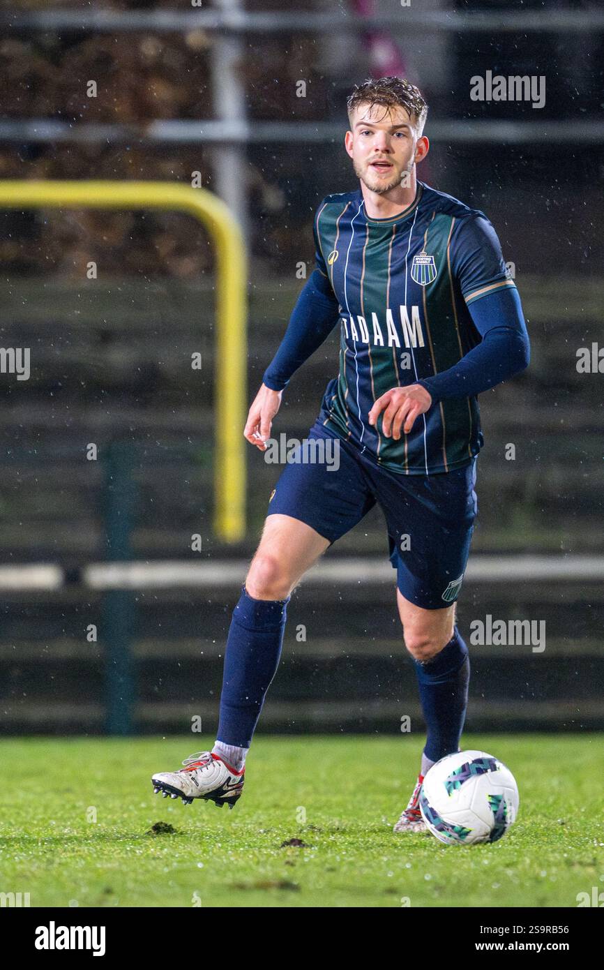 Hasselt, Belgium. 25th Jan, 2025. Rau Sander Jos Romain (8) of Sporting ...