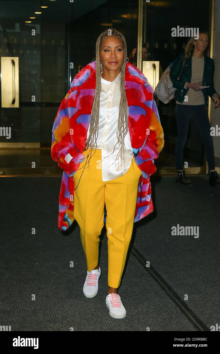 Actress Jada Pinkett Smith made an appearance at The Today Show on ...