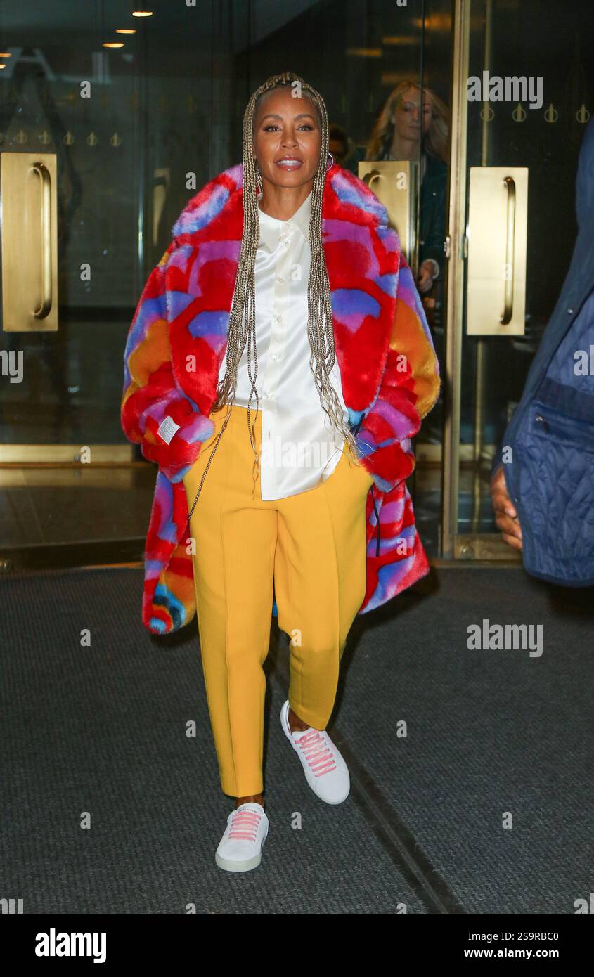 Actress Jada Pinkett Smith made an appearance at The Today Show on ...