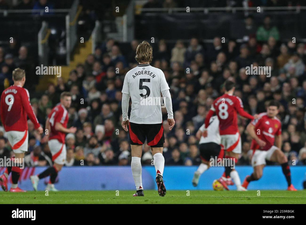 London, UK. 26th Jan, 2025. Craven Cottage, January 26th 2025: Joachim ...