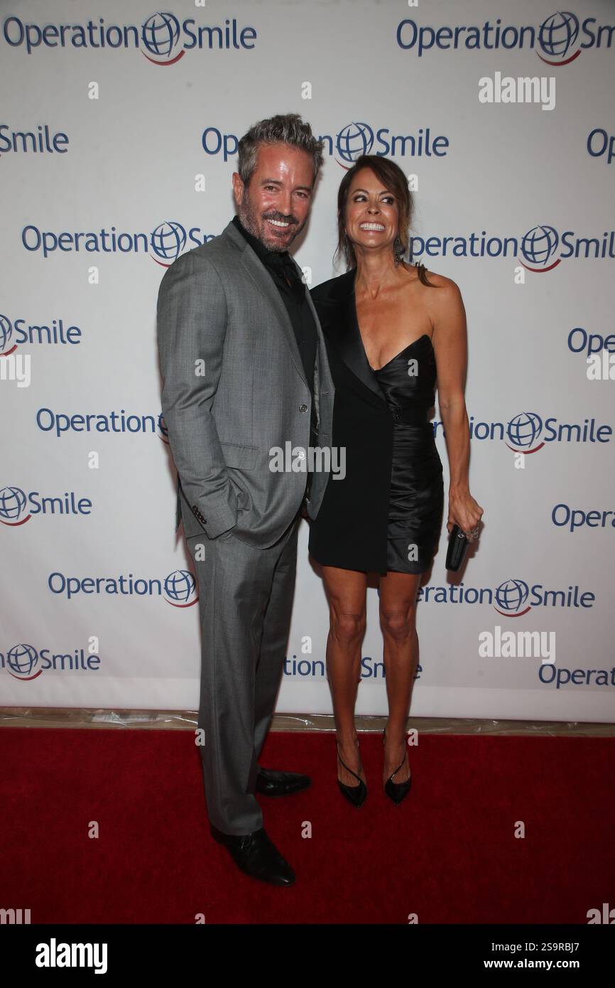 Scott Rigsby and Brooke Burke Charvet at the Operation Smile hosts ...