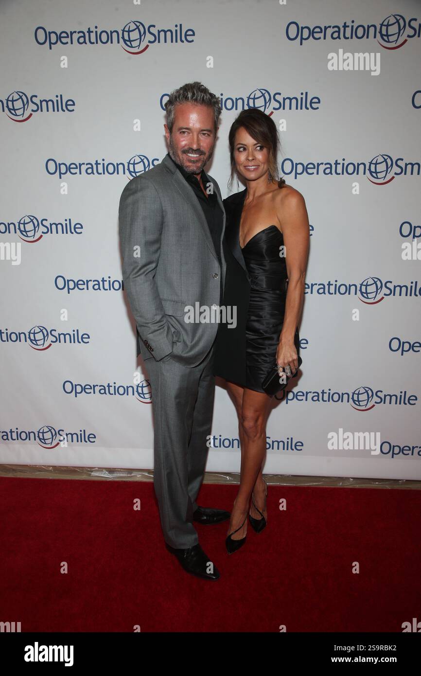 Scott Rigsby and Brooke Burke Charvet at the Operation Smile hosts ...