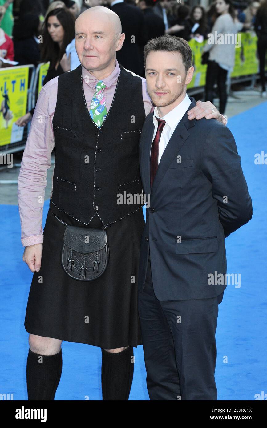 Irvine Welsh, James McAvoy, London Premiere of Filth, Odeon West End ...