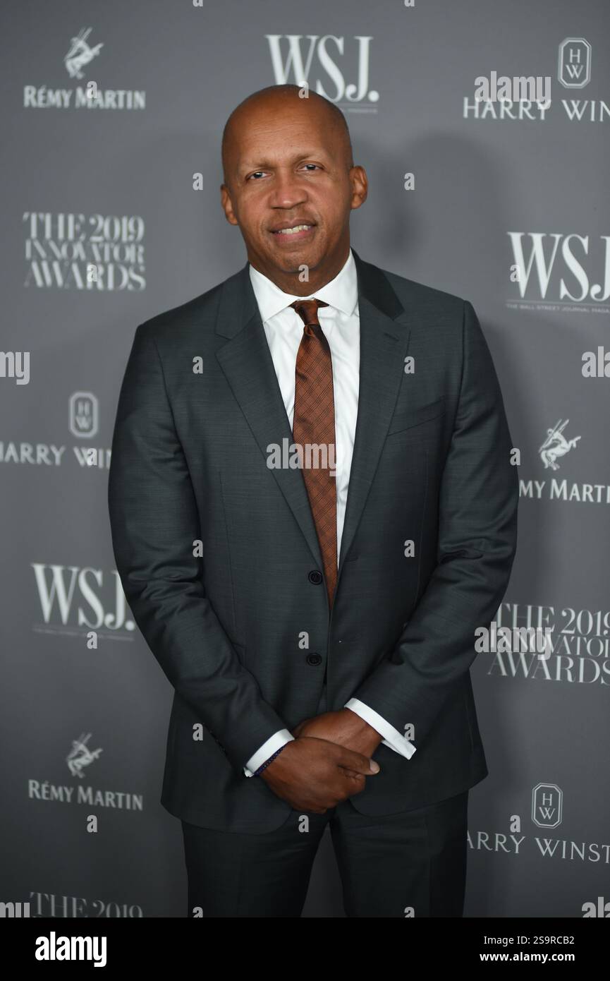 Bryan Stevenson arriving at the WSJ Mag 2019 Innovator Awards at The ...