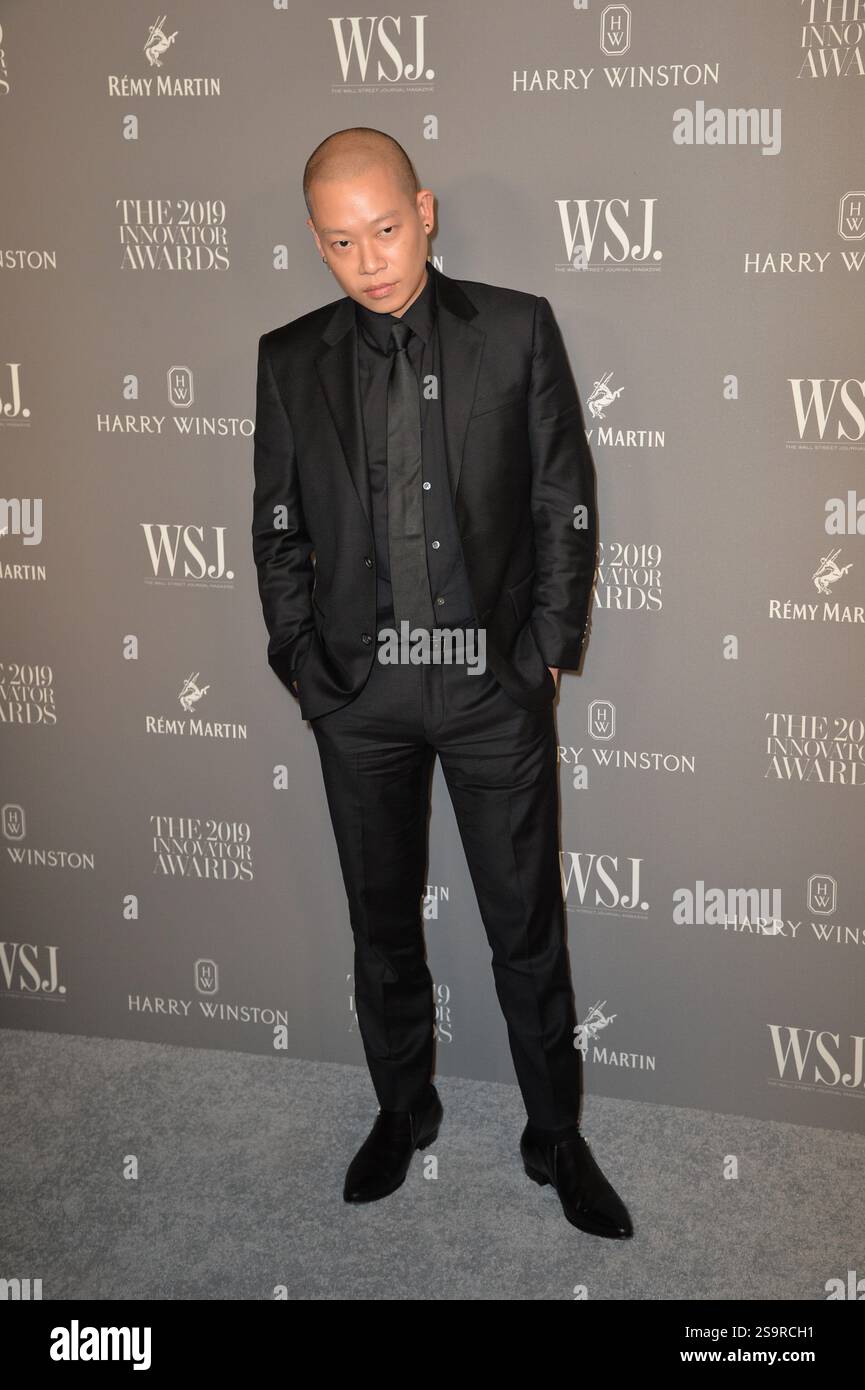 Jason Wu arriving at the WSJ Mag 2019 Innovator Awards at The Museum of ...