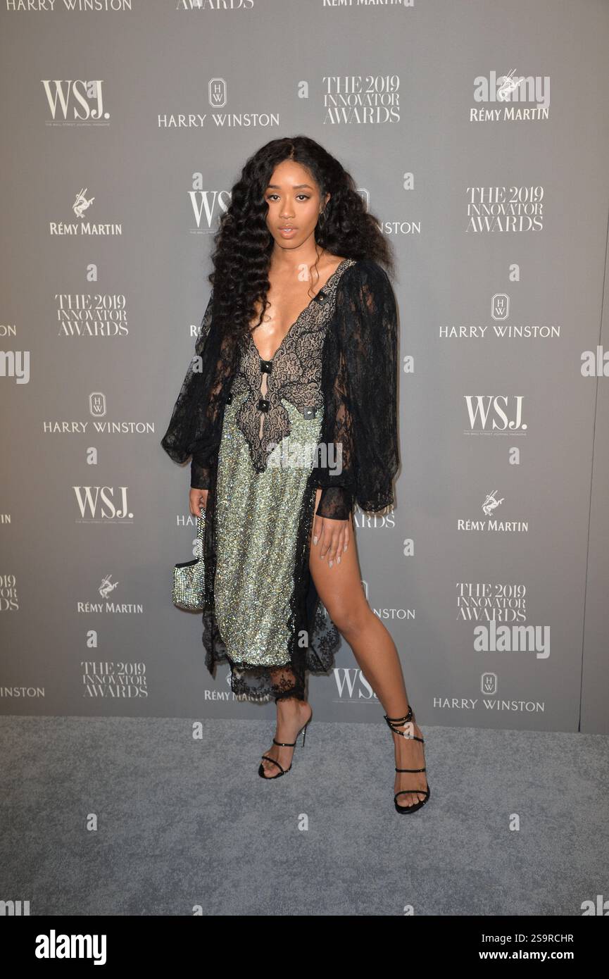 Kitty Cash arriving at the WSJ Mag 2019 Innovator Awards at The Museum ...