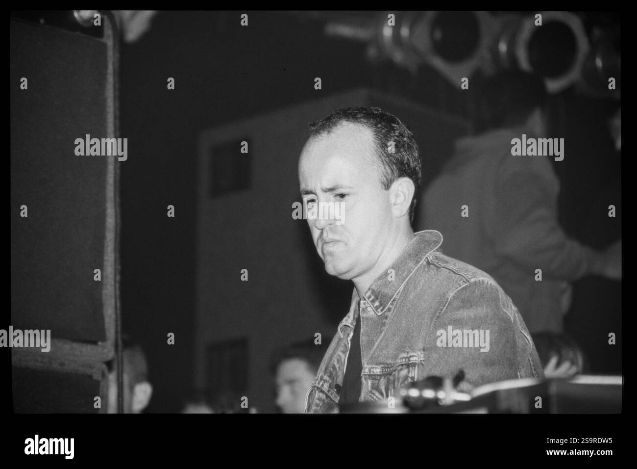 DJ Danny Rampling playing live at Creamfields Festival in Winchester ...