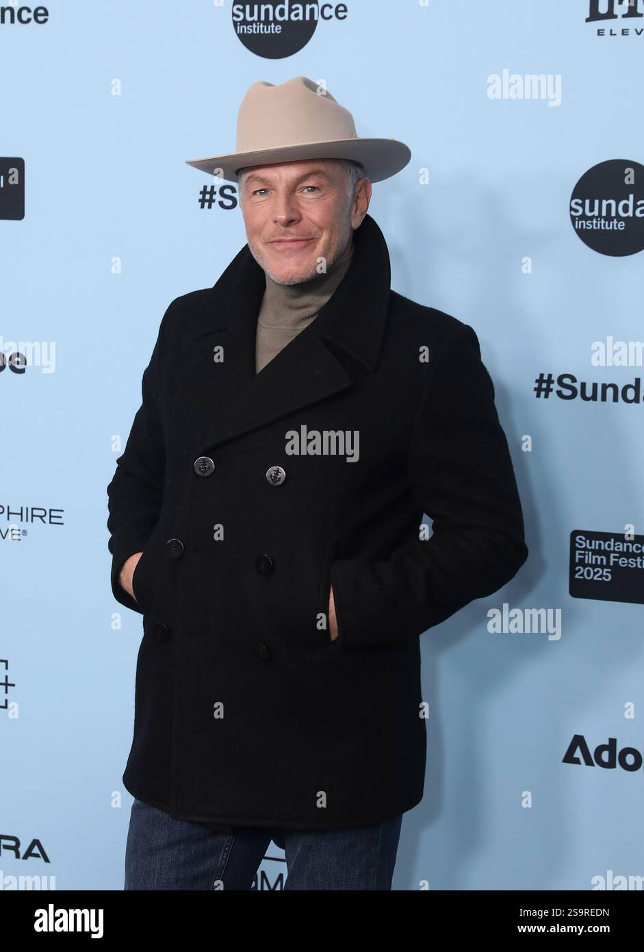 Park City, USA. 27th Jan, 2025. Matt Sullivan attends the "Kiss Of The ...