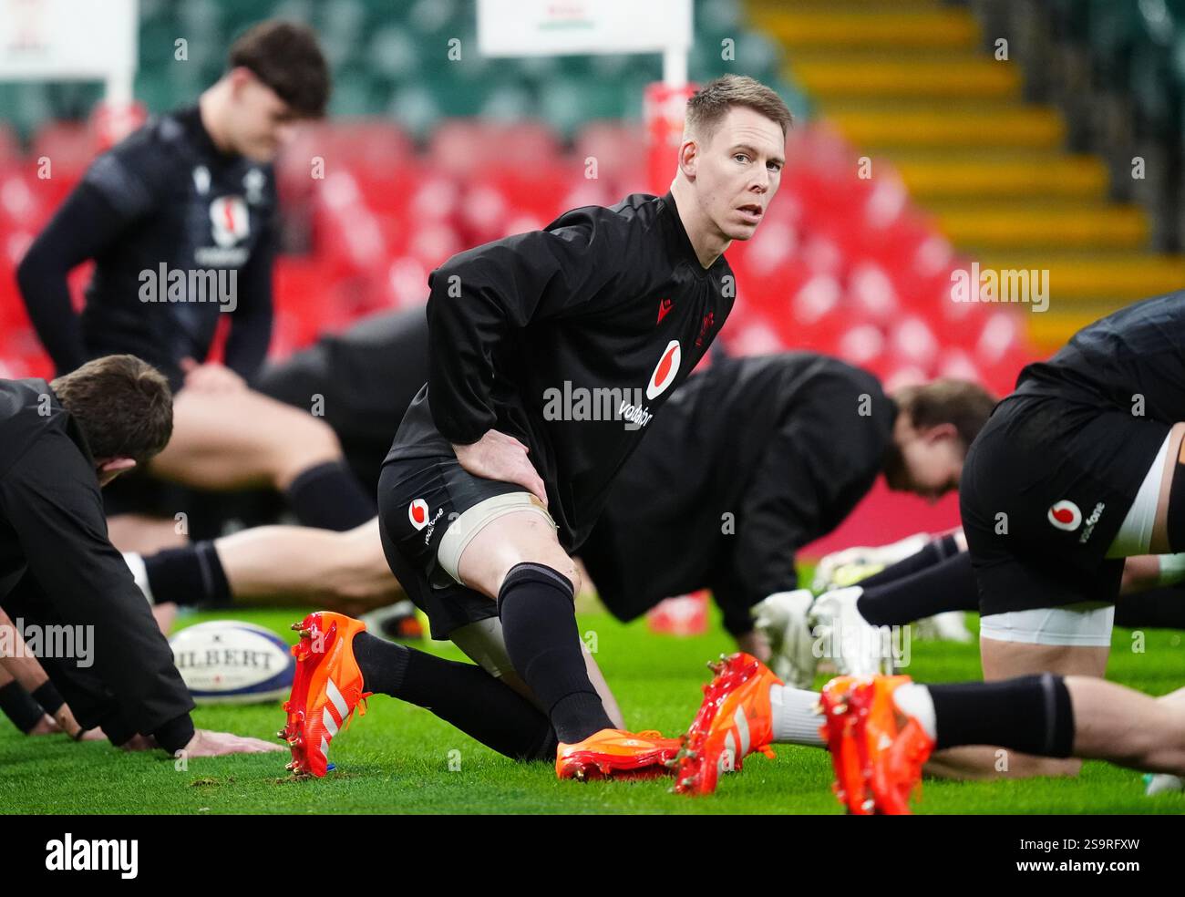 Wales' Liam Williams during a training session at the Principality ...