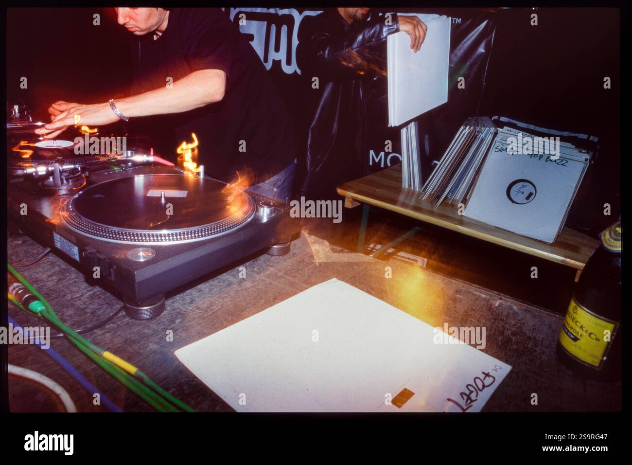 Worldwide Producer and DJ Giles Peterson playing live in the Bacardi ...