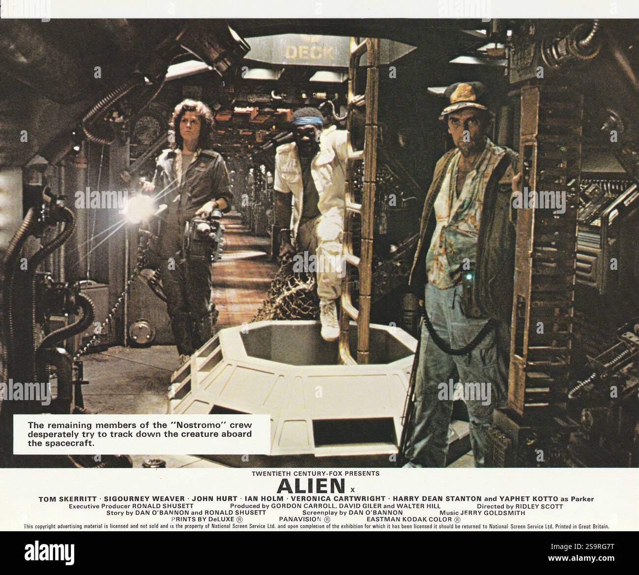 Alien (20th Century Fox, 1979). Starring Sigourney Weaver, Tom Skerritt ...